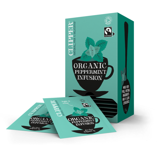 Clipper Peppermint Organic Infusion Tea Pack of 25 – NutraCity
