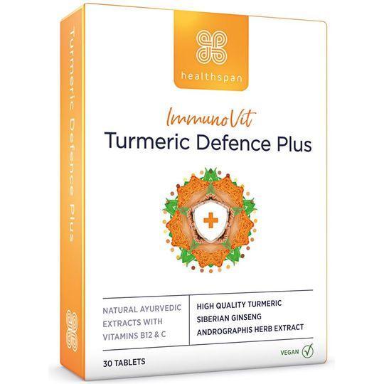 Healthspan ImmunoVit® Turmeric Defence Plus 60 Tablets – NutraCity