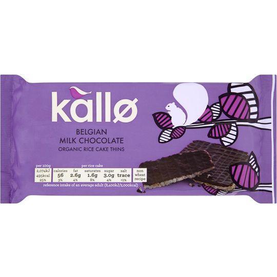 Kallo Belgian Milk Chocolate Thins – NutraCity
