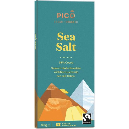 Pico Sea Salt Chocolate 80g – NutraCity