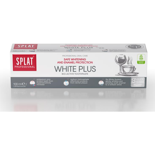 SPLAT® Professional White Plus toothpaste 100ml – NutraCity
