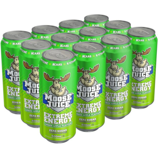 Muscle Moose Moose Juice Green Apple 12 x 500ml – NutraCity