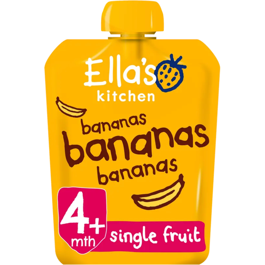 Ella's Kitchen Organic bananas puree baby pouch 4+ months 70g – NutraCity