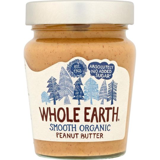 WHOLE EARTH ORGANIC SMOOTH PEANUT BUTTER 340g – NutraCity