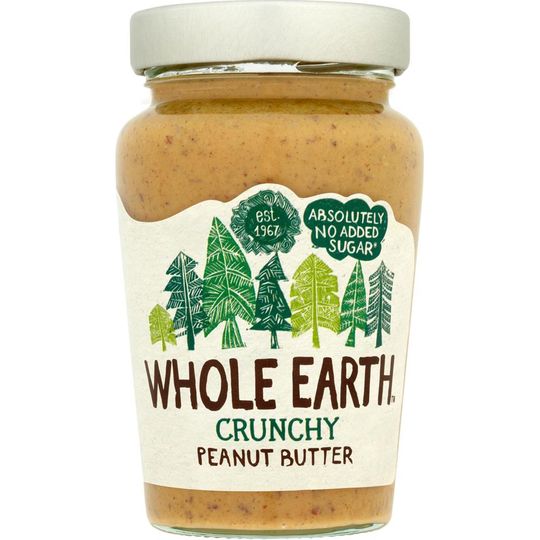 Whole Earth Crunchy Peanut Butter 454g – NutraCity